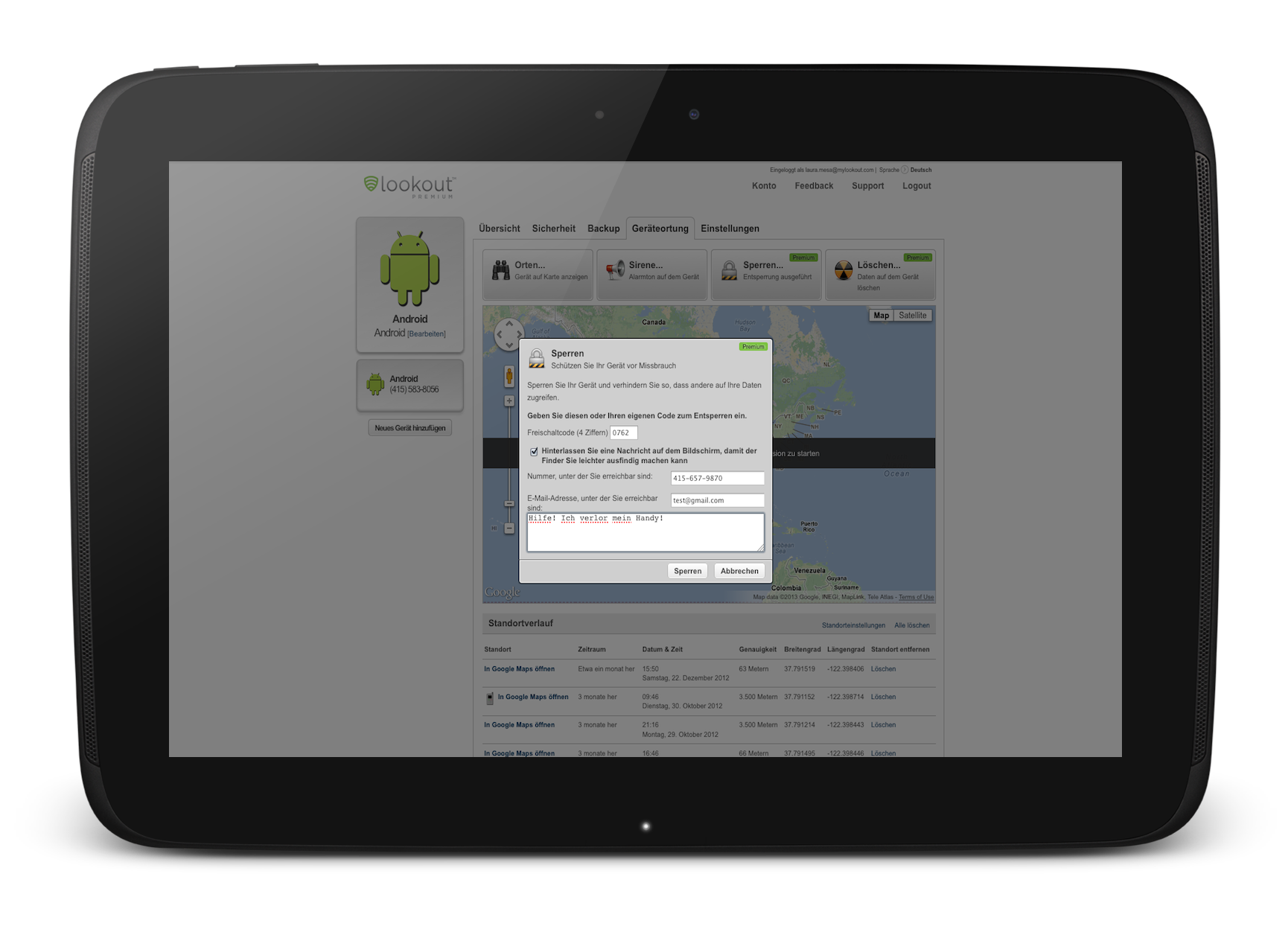 Lookout-Webportal-Lock-Screen - Androidmag