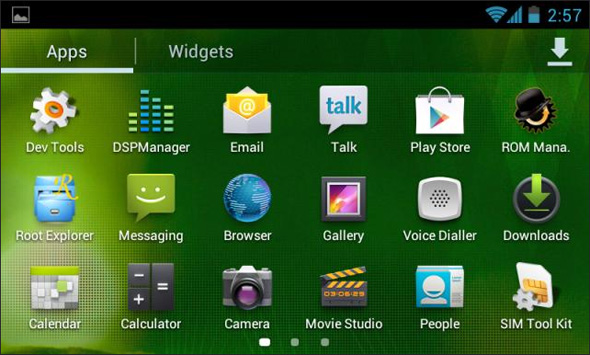 Die Touch Wiz Oberfläche des Samsung Galaxy S.3 Foto: xda-developers ...