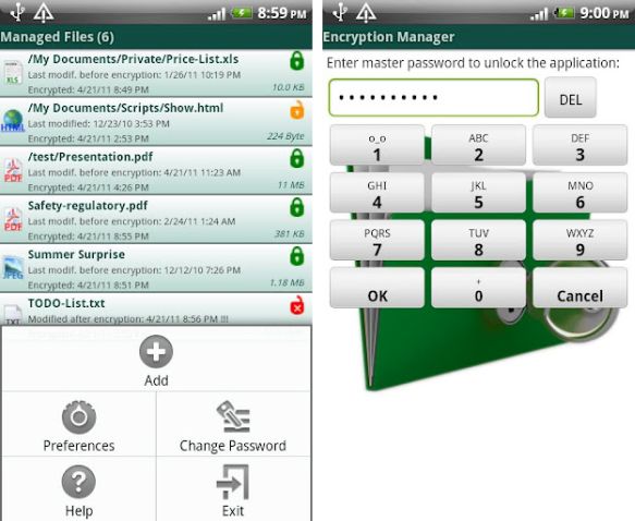 Encryption Manager Lite - Androidmag