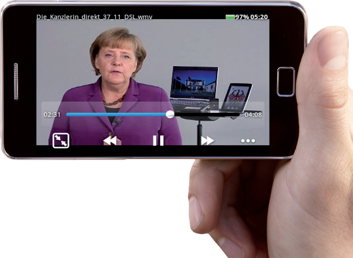 Die kostenlose App Mobo Player kann so gut wie alle Videodateien ...